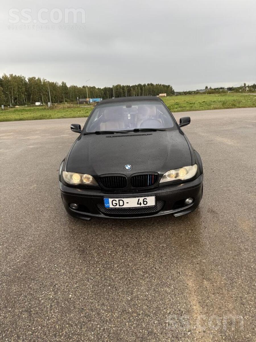 Black BMW 320 2004 in Riga, with an engine capacity of 2.00 L and mileage of 190 thousand km for 6000 €, photo 1 on AUTOMOTO.COM.LV