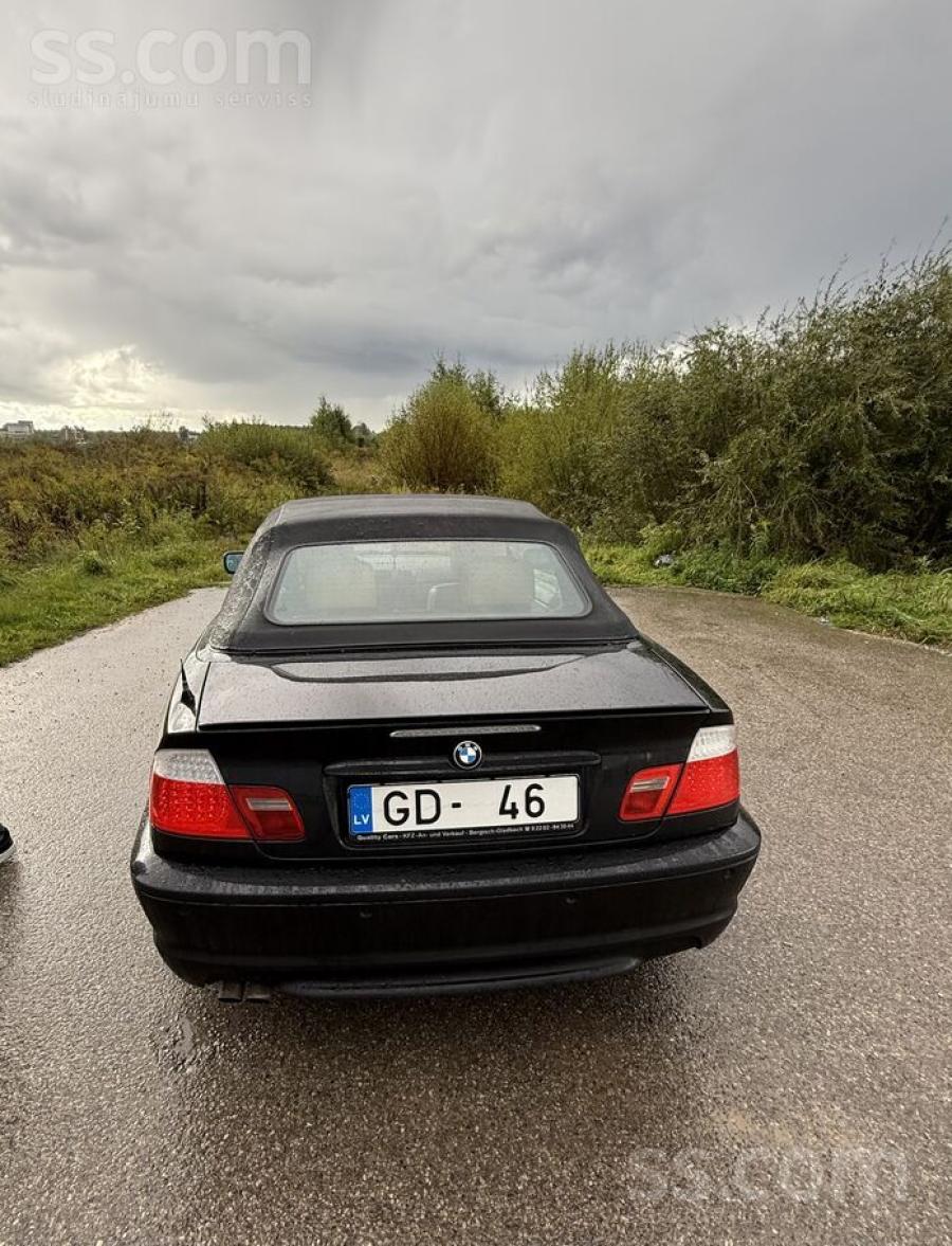 Black BMW 320 2004 in Riga, with an engine capacity of 2.00 L and mileage of 190 thousand km for 6000 €, photo 3 on AUTOMOTO.COM.LV