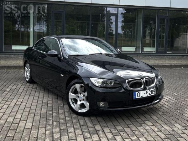 Black BMW 320 2008 in Tukums, with an engine capacity of 2.00 L and mileage of 168 thousand km for 6999 €, photo 1 on AUTOMOTO.COM.LV