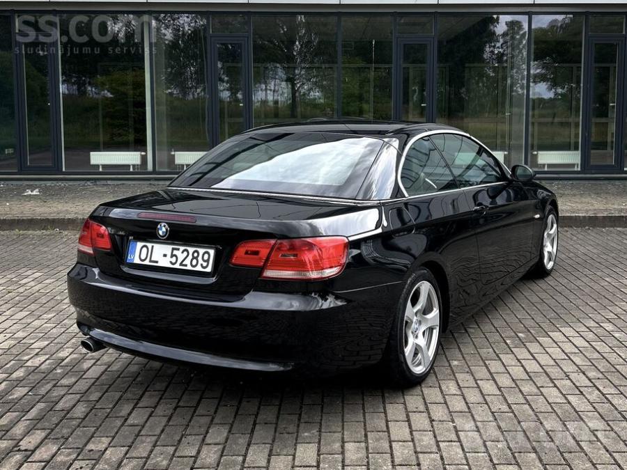 Black BMW 320 2008 in Tukums, with an engine capacity of 2.00 L and mileage of 168 thousand km for 6999 €, photo 4 on AUTOMOTO.COM.LV