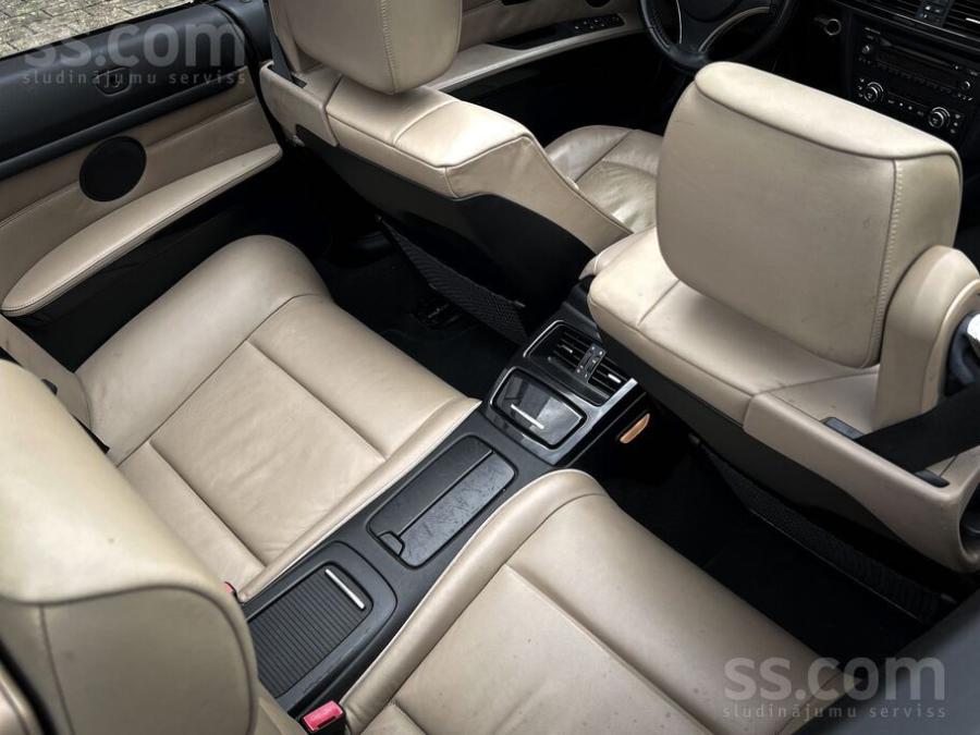 Black BMW 320 2008 in Tukums, with an engine capacity of 2.00 L and mileage of 168 thousand km for 6999 €, photo 13 on AUTOMOTO.COM.LV