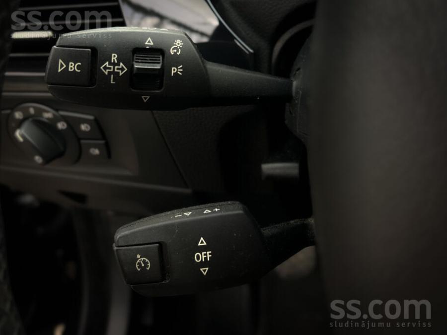 Black BMW 320 2008 in Tukums, with an engine capacity of 2.00 L and mileage of 168 thousand km for 6999 €, photo 18 on AUTOMOTO.COM.LV
