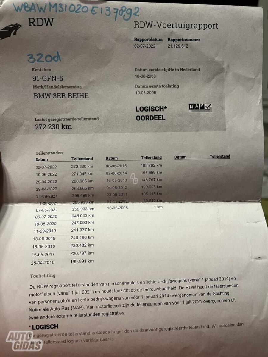 Черный БМВ 320 2008 в Паневежис, объемом двигателя 2.00 л и пробегом 301 тыс. км за 6300 €, фото 24 на AUTOMOTO.COM.LV