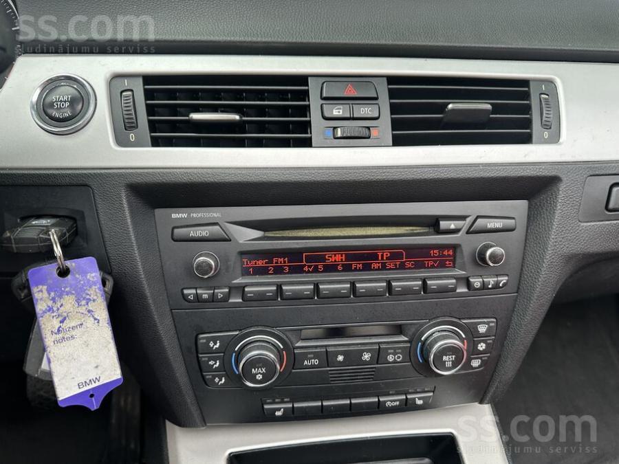 Black BMW 320 2009 in Riga, with an engine capacity of 2.00 L and mileage of 169 thousand km for 6990 €, photo 27 on AUTOMOTO.COM.LV