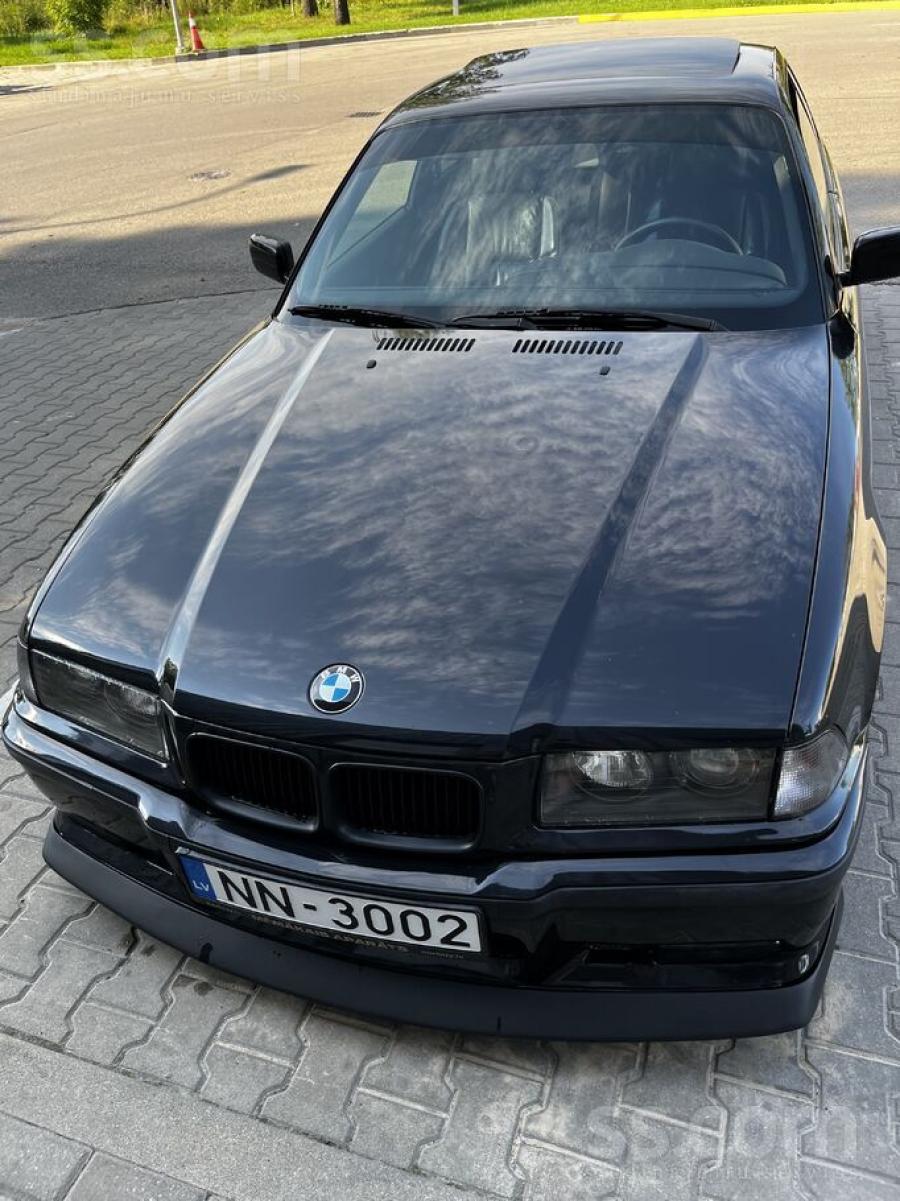 Black BMW 320 1994 in Jekabpils, with an engine capacity of 2.00 L and mileage of 268 thousand km for 6750 €, photo 6 on AUTOMOTO.COM.LV