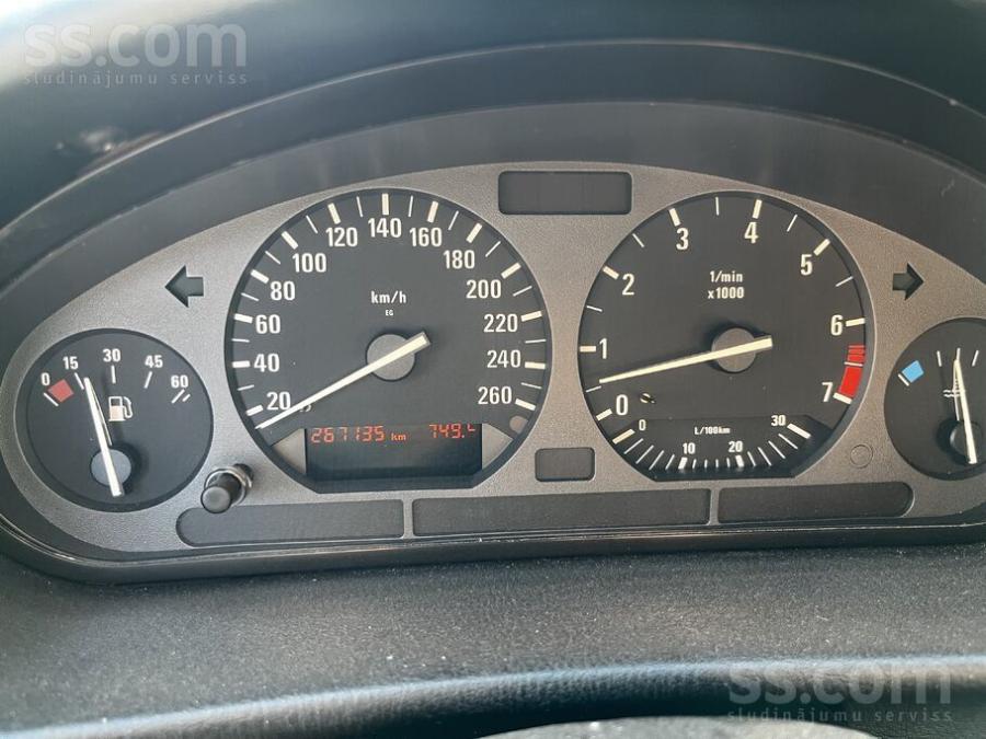Black BMW 320 1994 in Jekabpils, with an engine capacity of 2.00 L and mileage of 268 thousand km for 6750 €, photo 14 on AUTOMOTO.COM.LV