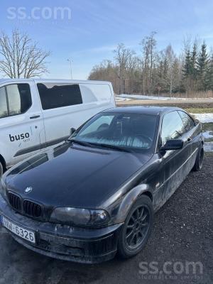 Melns BMW 320 2000 Jelgava, ar dzinēja tilpumu 2.00 L un nobraukumu 0 tūkst. km par 1650 €, foto  vietnē AUTOMOTO.COM.LV