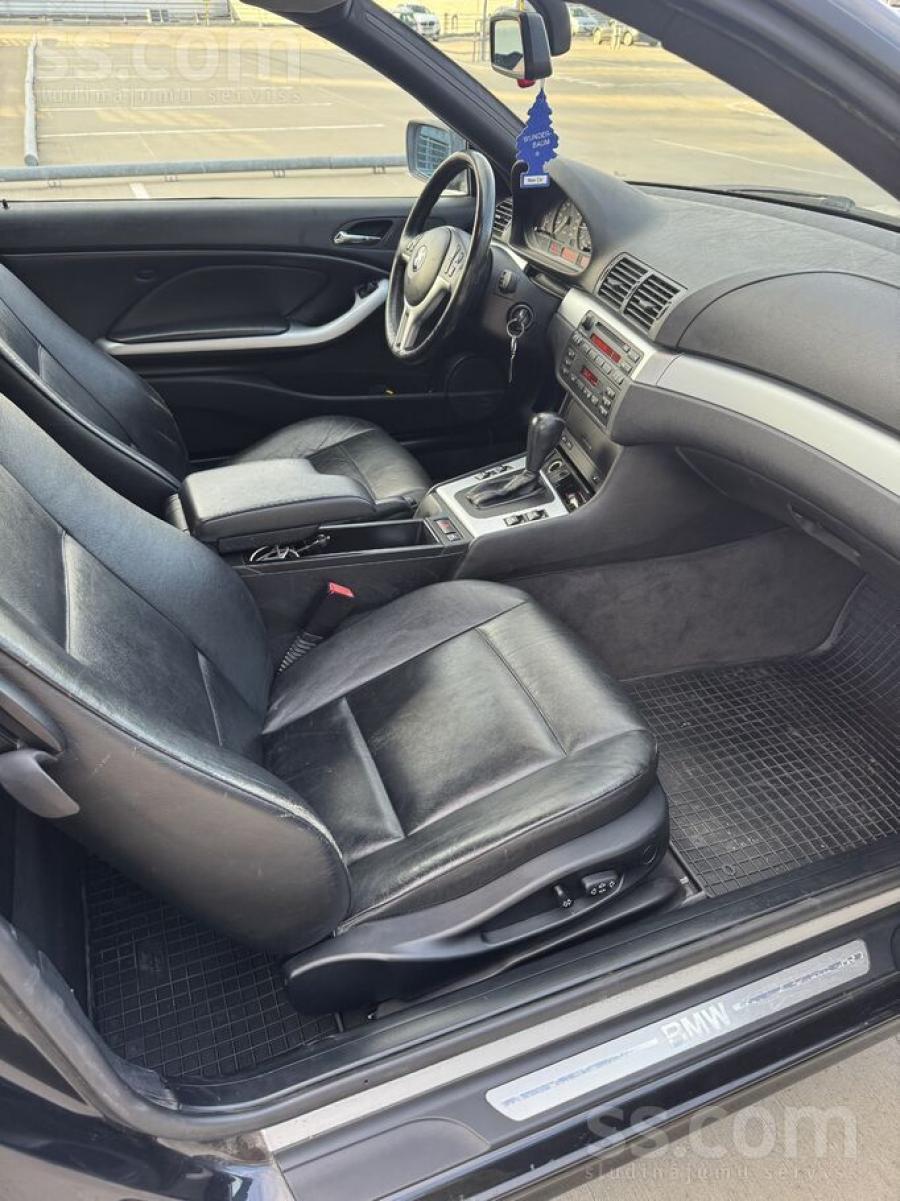 Black BMW 320 2001 in Riga, with an engine capacity of 2.20 L and mileage of 207 thousand km for 3800 €, photo 11 on AUTOMOTO.COM.LV