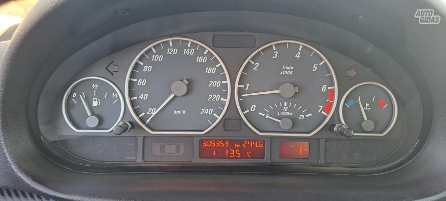 Черный БМВ 320 2002 в Алитус, объемом двигателя 2.20 л и пробегом 309 тыс. км за 1800 €, фото 16 на AUTOMOTO.COM.LV