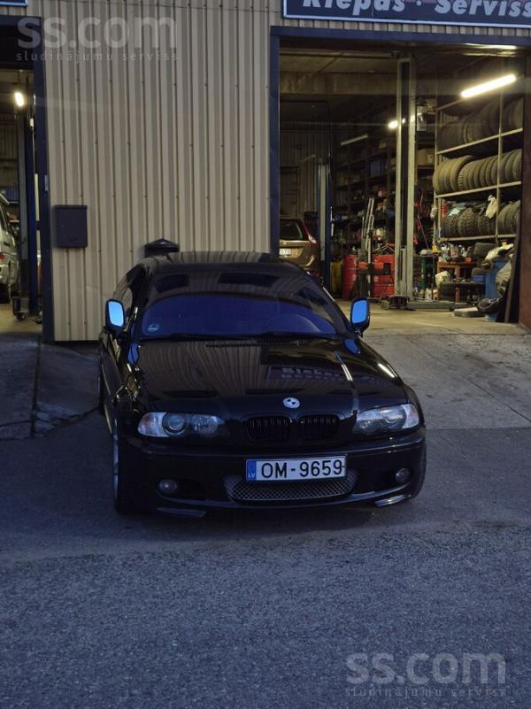 Black BMW 320 2002 in Valmiera, with an engine capacity of 2.00 L and mileage of 234 thousand km for 4950 €, photo 7 on AUTOMOTO.COM.LV