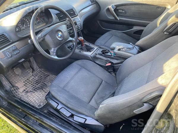Black BMW 320 2003 in Riga, with an engine capacity of 2.00 L and mileage of 445 thousand km for 1699 €, photo 6 on AUTOMOTO.COM.LV