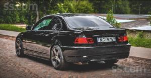 Black BMW 320 2003 in Saldus, with an engine capacity of 2.00 L and mileage of 376 thousand km for 5000 €, photo  on AUTOMOTO.COM.LV