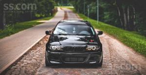 Black BMW 320 2003 in Saldus, with an engine capacity of 2.00 L and mileage of 376 thousand km for 5000 €, photo 4 on AUTOMOTO.COM.LV