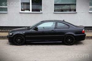 Black BMW 320 2004 in Riga, with an engine capacity of 2.00 L and mileage of 0 thousand km for 3495 €, photo 2 on AUTOMOTO.COM.LV