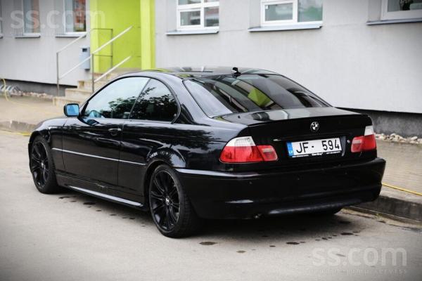 Black BMW 320 2004 in Riga, with an engine capacity of 2.00 L and mileage of 0 thousand km for 3495 €, photo 5 on AUTOMOTO.COM.LV