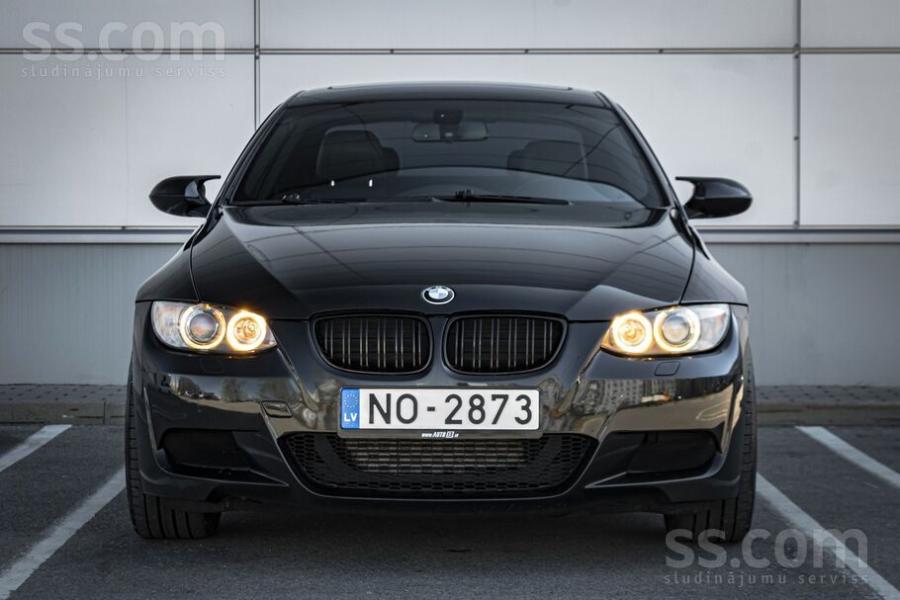 Black BMW 320 2007 in Riga, with an engine capacity of 2.00 L and mileage of 0 thousand km for 7690 €, photo 3 on AUTOMOTO.COM.LV