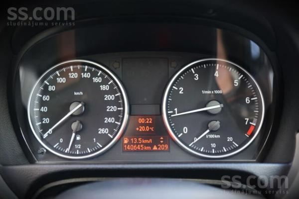 Black BMW 320 2007 in Riga, with an engine capacity of 2.00 L and mileage of 141 thousand km for 5795 €, photo 7 on AUTOMOTO.COM.LV