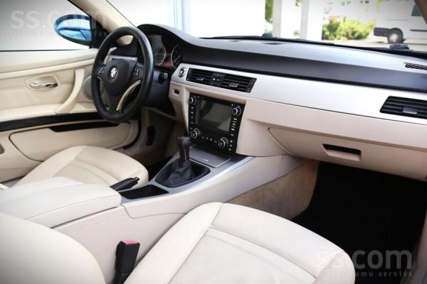 Black BMW 320 2007 in Riga, with an engine capacity of 2.00 L and mileage of 141 thousand km for 5795 €, photo 10 on AUTOMOTO.COM.LV