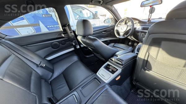 Black BMW 320 2007 in Riga, with an engine capacity of 2.00 L and mileage of 280 thousand km for 6600 €, photo 8 on AUTOMOTO.COM.LV