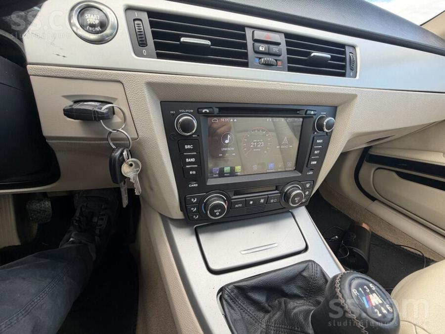 Black BMW 320 2007 in Ogre, with an engine capacity of 2.00 L and mileage of 142 thousand km for 4995 €, photo 10 on AUTOMOTO.COM.LV