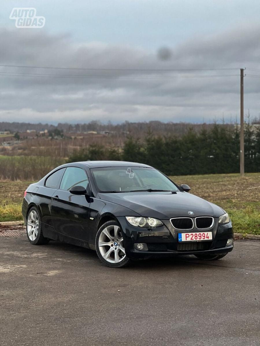 Black BMW 320 2008 in Vilnius, with an engine capacity of 2.00 L and mileage of 191 thousand km for 5599 €, photo 2 on AUTOMOTO.COM.LV