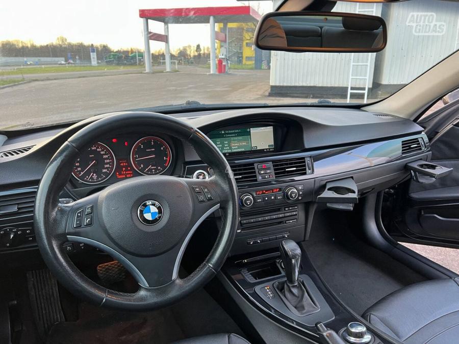 Black BMW 320 2008 in Vilnius, with an engine capacity of 2.00 L and mileage of 191 thousand km for 5599 €, photo 7 on AUTOMOTO.COM.LV