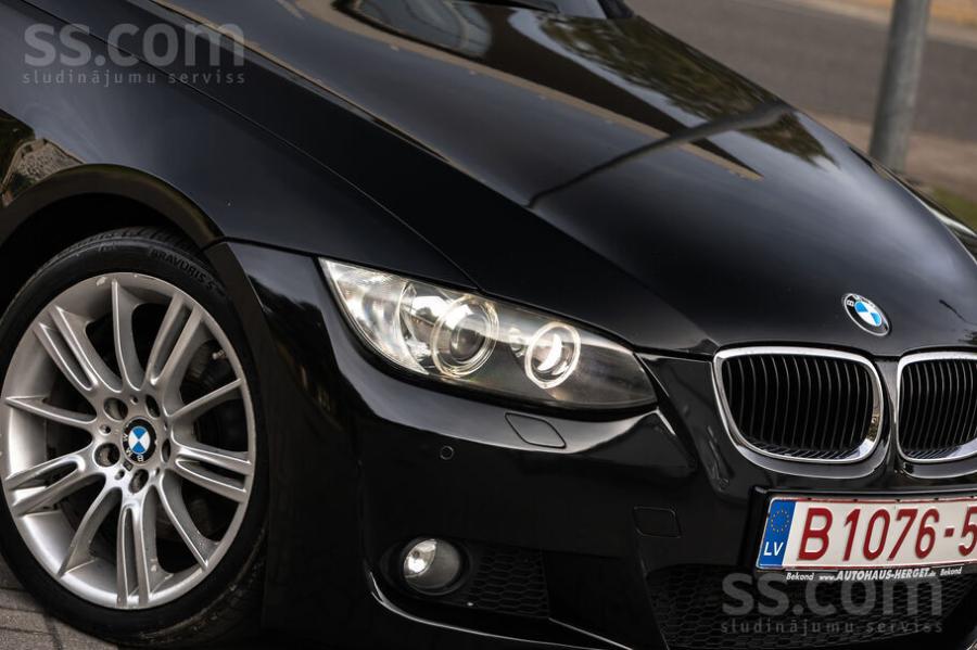 Black BMW 320 2009 in Jelgava, with an engine capacity of 2.00 L and mileage of 0 thousand km for 8390 €, photo 4 on AUTOMOTO.COM.LV