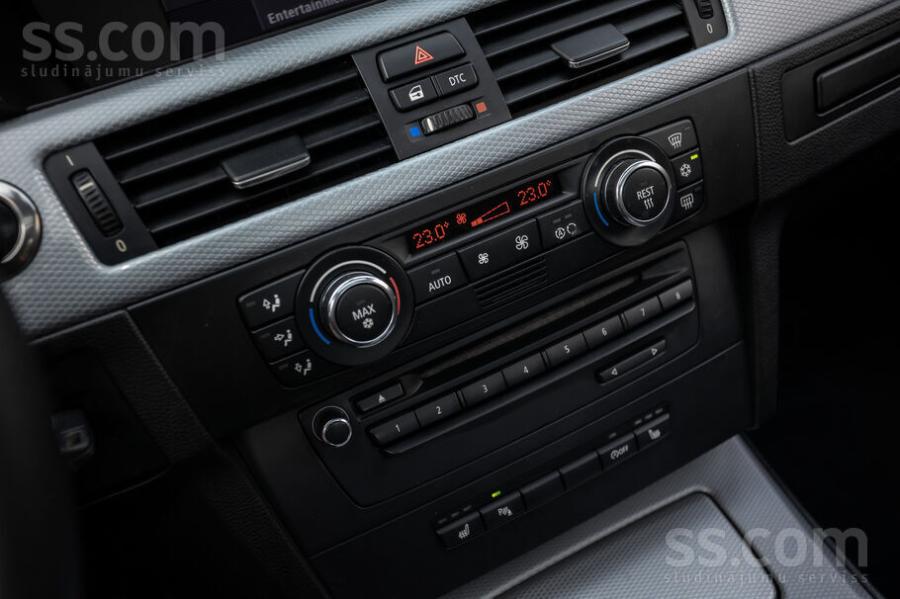 Black BMW 320 2009 in Jelgava, with an engine capacity of 2.00 L and mileage of 0 thousand km for 8390 €, photo 16 on AUTOMOTO.COM.LV
