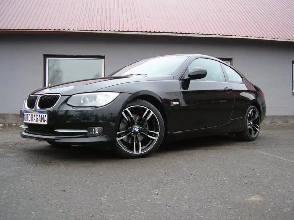 Black BMW 320 2010 in Sigulda, with an engine capacity of 2.00 L and mileage of 199 thousand km for 8990 €, photo 1 on AUTOMOTO.COM.LV