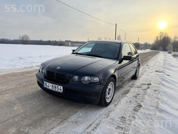 Черный БМВ 320 2001 в Валмиера, объемом двигателя 2.00 л и пробегом 407 тыс. км за 2250 €, фото 1 на AUTOMOTO.COM.LV