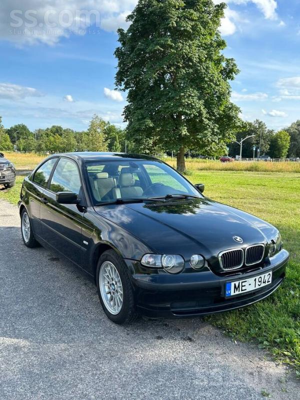 Black BMW 320 2002 in Riga, with an engine capacity of 2.00 L and mileage of 222 thousand km for 3000 €, photo 2 on AUTOMOTO.COM.LV