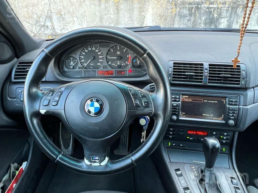 Black BMW 320 2003 in Riga, with an engine capacity of 2.00 L and mileage of 437 thousand km for 2450 €, photo 7 on AUTOMOTO.COM.LV