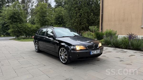 Black BMW 320 2004 in Riga, with an engine capacity of 2.00 L and mileage of 0 thousand km for 2200 €, photo 2 on AUTOMOTO.COM.LV