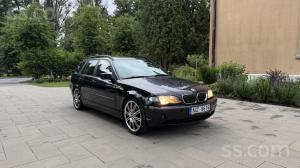 Black BMW 320 2004 in Riga, with an engine capacity of 2.00 L and mileage of 0 thousand km for 2200 €, photo 3 on AUTOMOTO.COM.LV