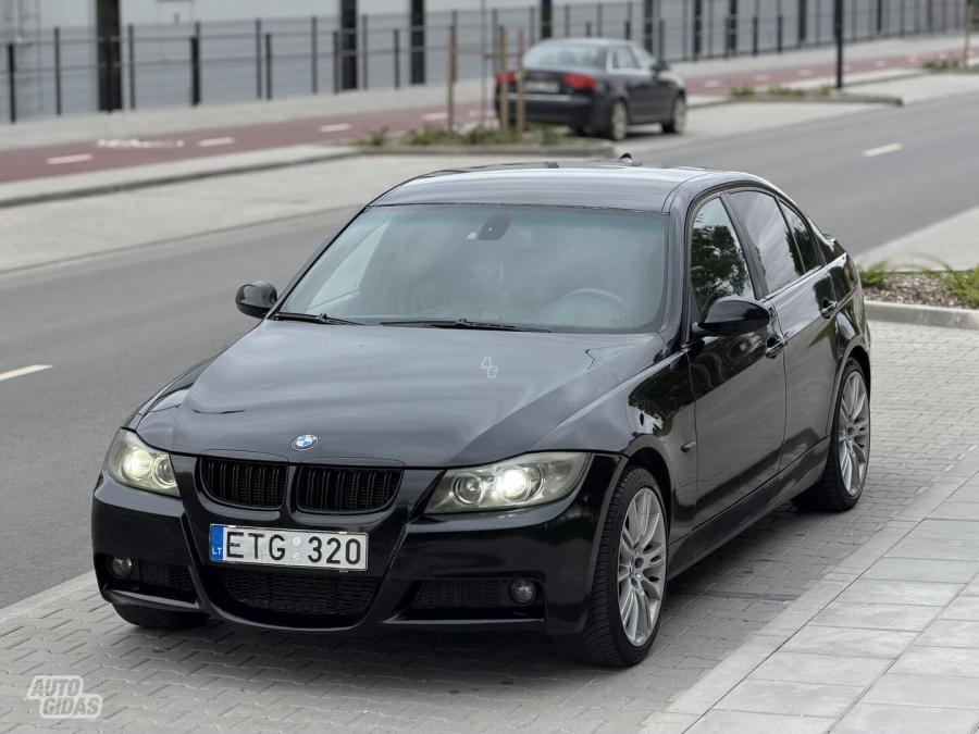 Melns BMW 320 2005 Viļņa, ar dzinēja tilpumu 2.00 L un nobraukumu 420 tūkst. km par 3450 €, foto 3 vietnē AUTOMOTO.COM.LV