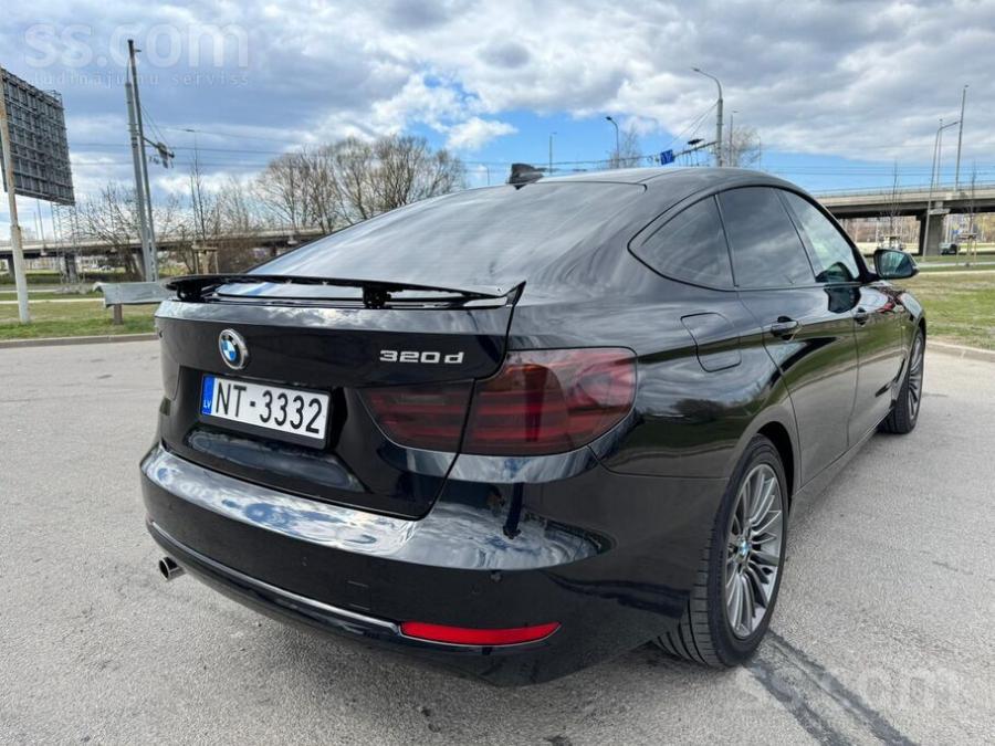 Black BMW 320 2013 in Jelgava, with an engine capacity of 2.00 L and mileage of 305 thousand km for 10800 €, photo 3 on AUTOMOTO.COM.LV
