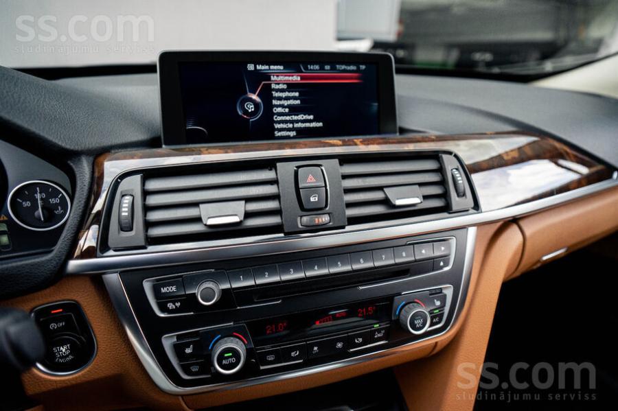 Black BMW 320 2013 in Riga, with an engine capacity of 2.00 L and mileage of 235 thousand km for 11990 €, photo 20 on AUTOMOTO.COM.LV