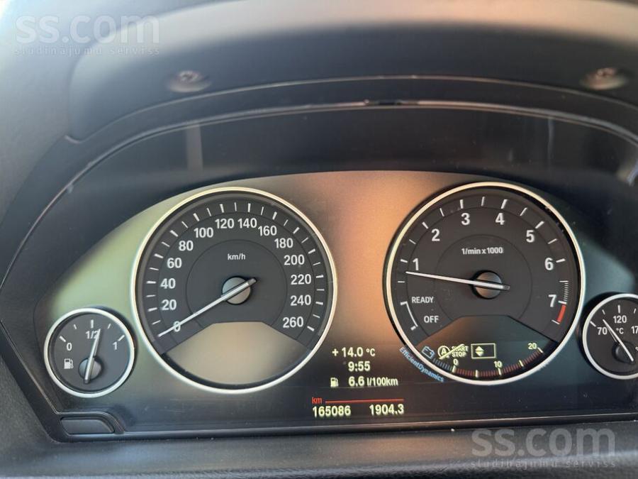 Melns BMW 320 2014 Alūksne, ar dzinēja tilpumu 2.00 L un nobraukumu 167 tūkst. km par 14800 €, foto 7 vietnē AUTOMOTO.COM.LV