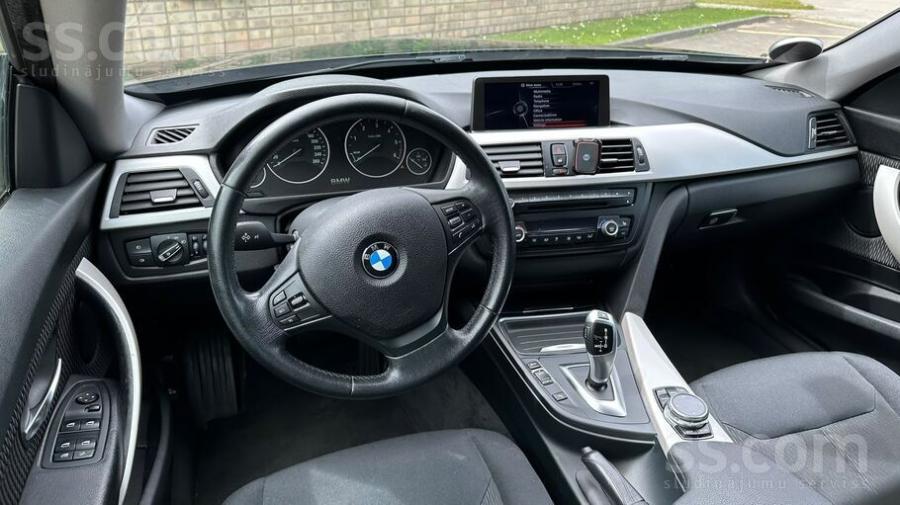 Black BMW 320 2014 in Riga, with an engine capacity of 2.00 L and mileage of 287 thousand km for 9300 €, photo 8 on AUTOMOTO.COM.LV