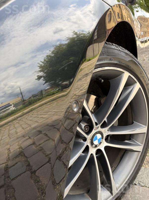 Black BMW 320 2014 in Riga, with an engine capacity of 2.00 L and mileage of 346 thousand km for 14550 €, photo 6 on AUTOMOTO.COM.LV