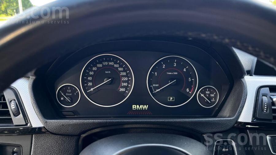 Black BMW 320 2014 in Liepaja, with an engine capacity of 2.00 L and mileage of 260 thousand km for 14500 €, photo 9 on AUTOMOTO.COM.LV