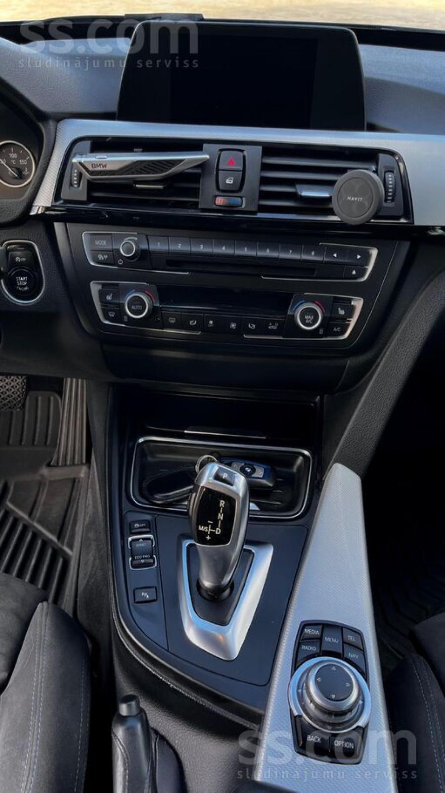 Black BMW 320 2014 in Liepaja, with an engine capacity of 2.00 L and mileage of 260 thousand km for 14500 €, photo 10 on AUTOMOTO.COM.LV