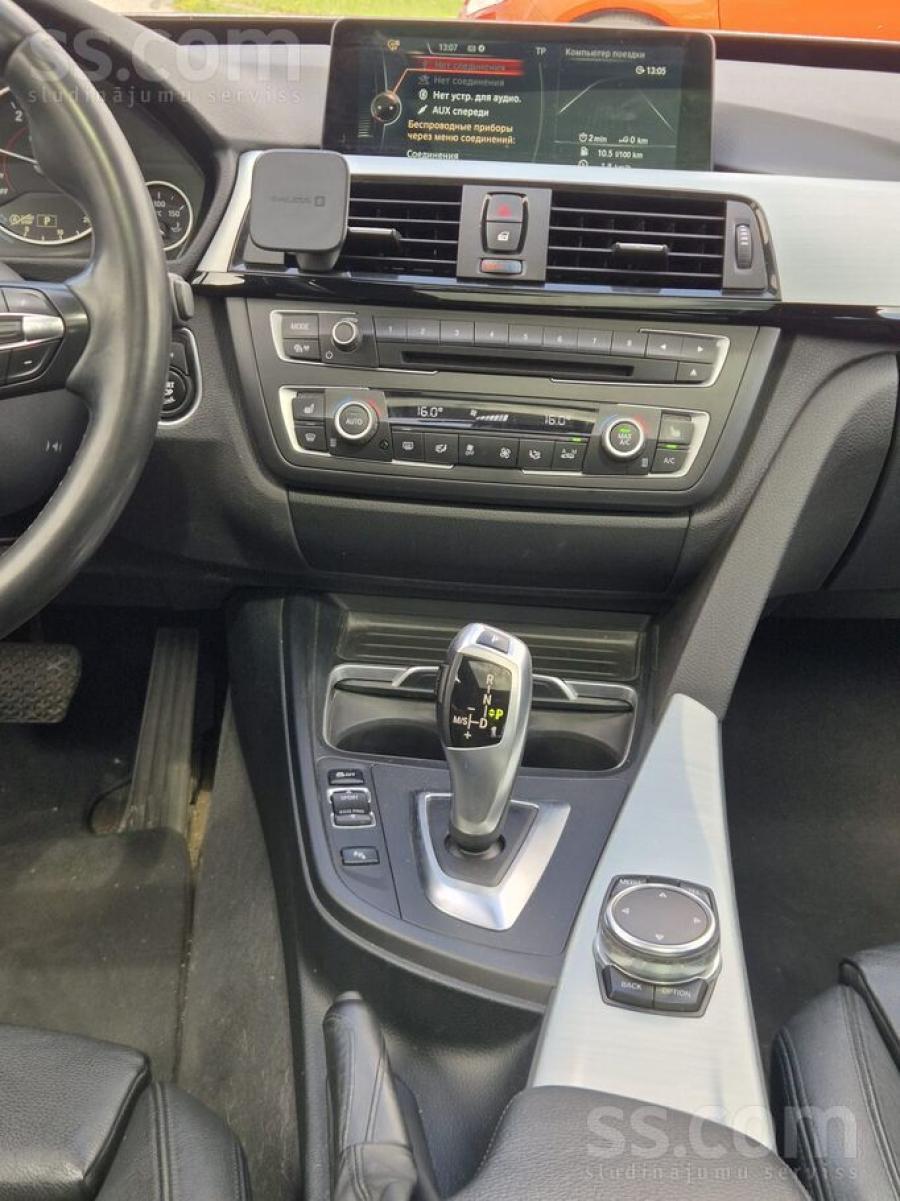 Melns BMW 320 2015 Rīga, ar dzinēja tilpumu 2.00 L un nobraukumu 319 tūkst. km par 12990 €, foto 13 vietnē AUTOMOTO.COM.LV