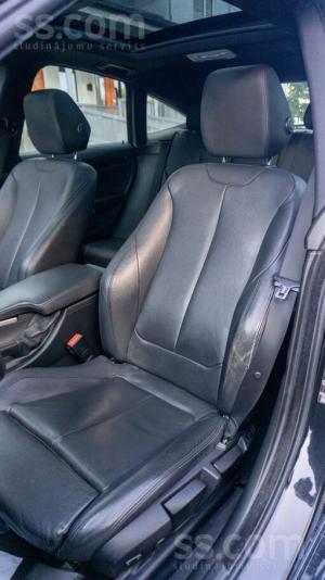 Black BMW 320 2015 in Riga, with an engine capacity of 2.00 L and mileage of 319 thousand km for 11590 €, photo 26 on AUTOMOTO.COM.LV