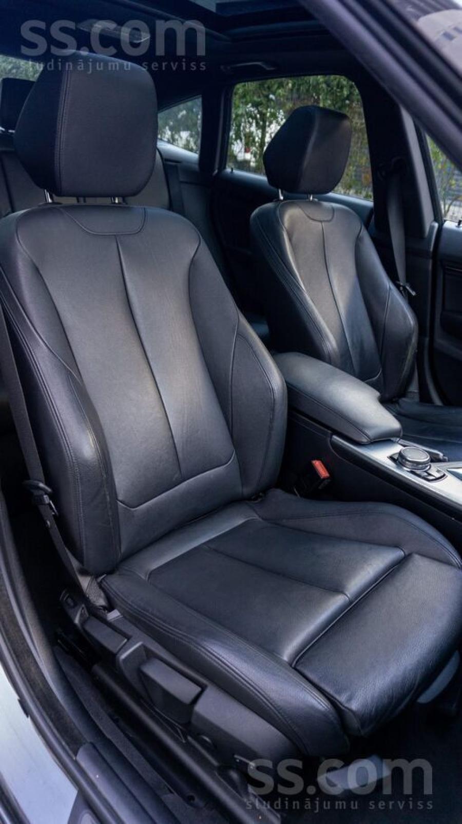 Black BMW 320 2015 in Riga, with an engine capacity of 2.00 L and mileage of 319 thousand km for 11590 €, photo 27 on AUTOMOTO.COM.LV