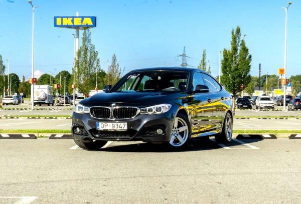 Black BMW 320 2015 in Riga, with an engine capacity of 2.00 L and mileage of 319 thousand km for 11590 €, photo 1 on AUTOMOTO.COM.LV