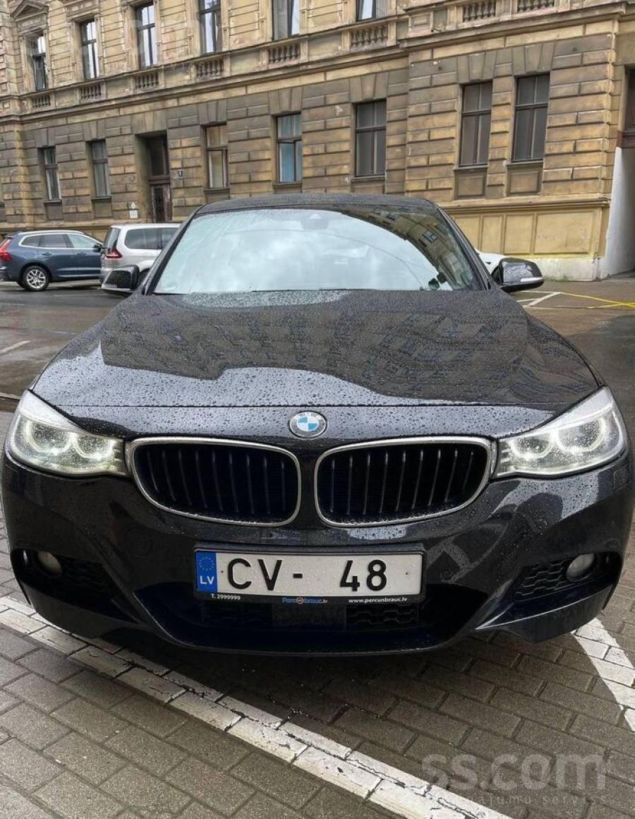 Black BMW 320 2016 in Riga, with an engine capacity of 2.00 L and mileage of 0 thousand km for 13000 €, photo 1 on AUTOMOTO.COM.LV