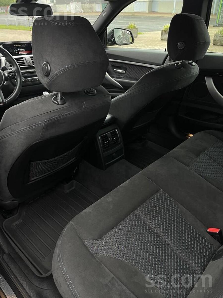 Black BMW 320 2016 in Riga, with an engine capacity of 2.00 L and mileage of 0 thousand km for 13000 €, photo 4 on AUTOMOTO.COM.LV
