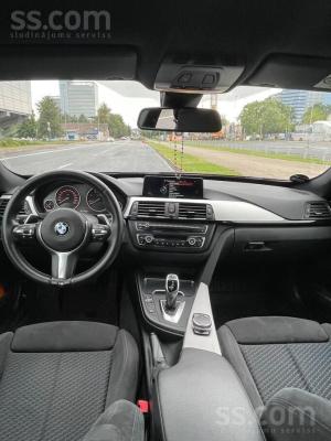 Black BMW 320 2016 in Riga, with an engine capacity of 2.00 L and mileage of 0 thousand km for 13000 €, photo 7 on AUTOMOTO.COM.LV