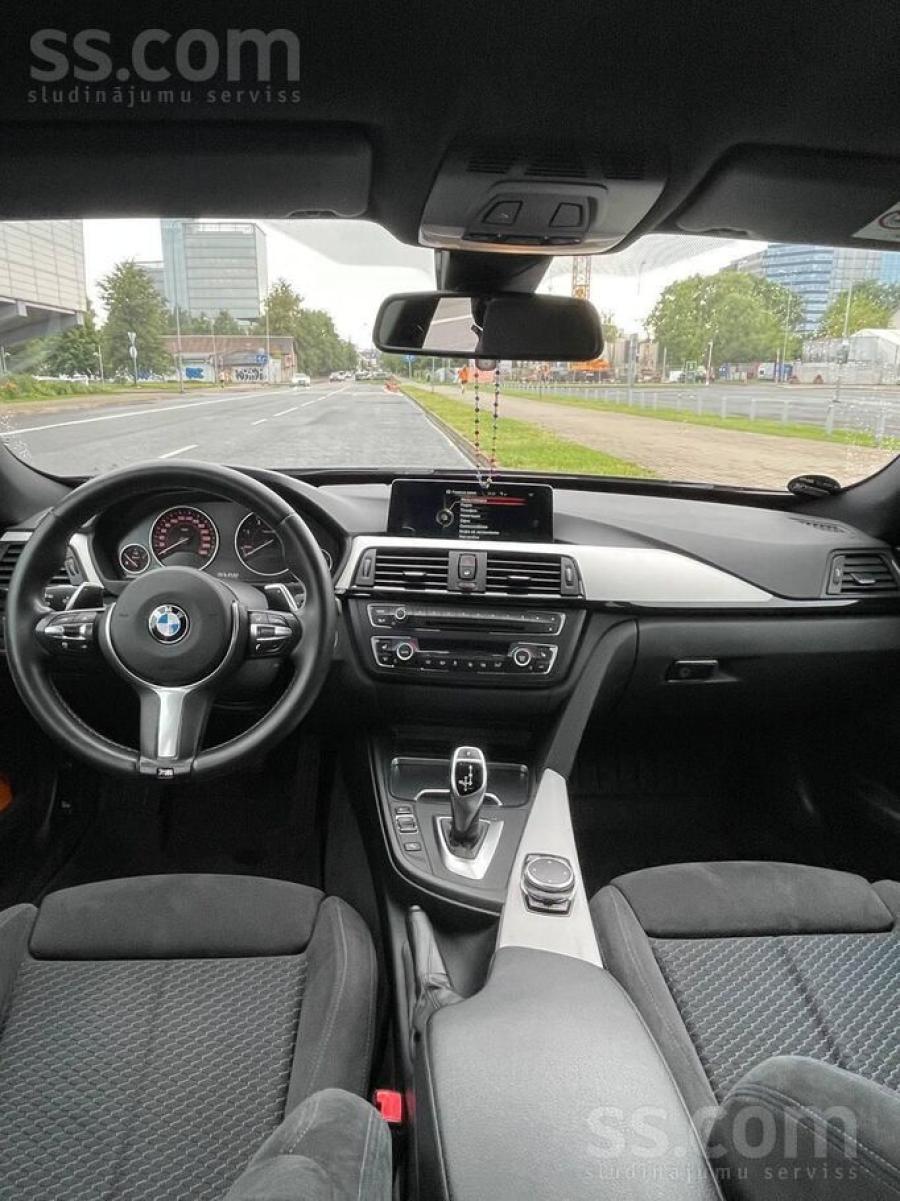 Black BMW 320 2016 in Riga, with an engine capacity of 2.00 L and mileage of 0 thousand km for 13000 €, photo 7 on AUTOMOTO.COM.LV